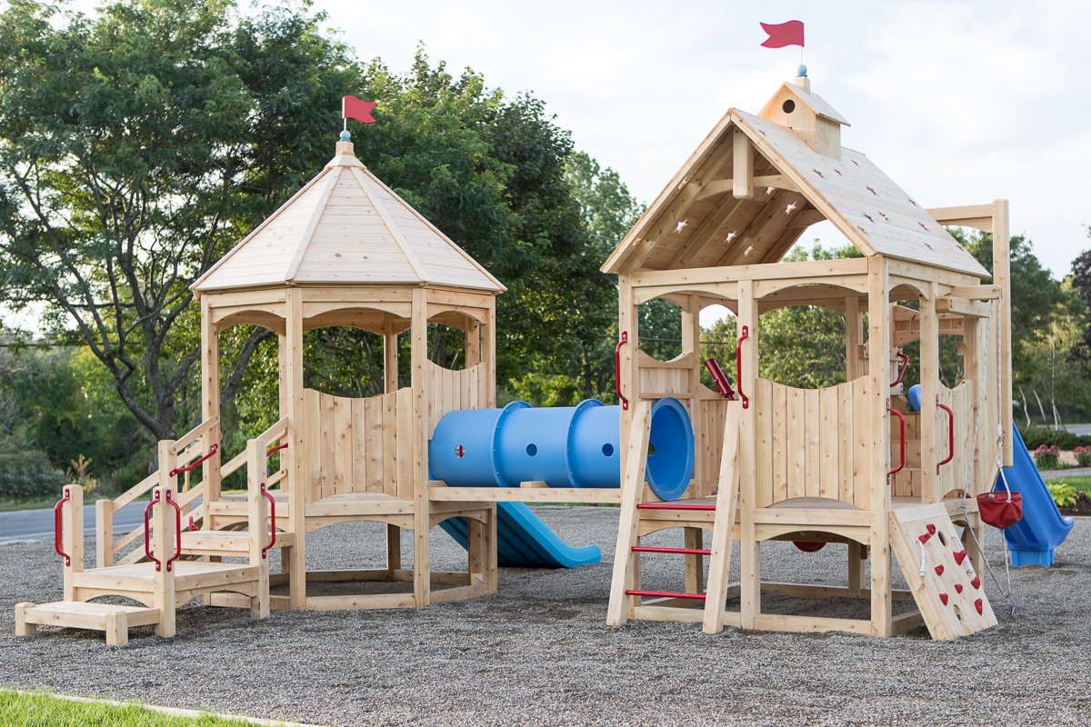Outdoor Playsets Gallery | CedarWorks Commercial Playsets